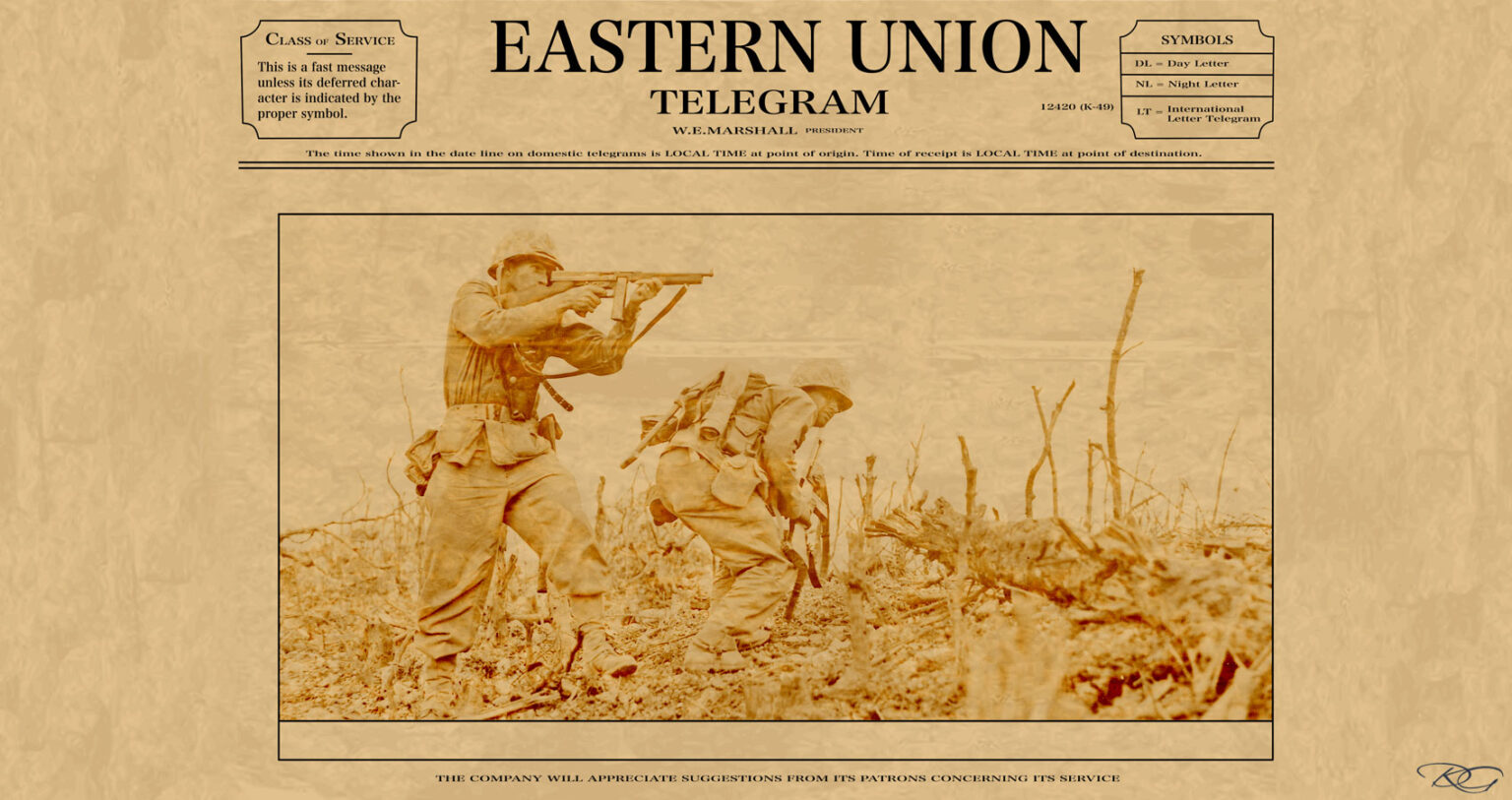 The Telegram, a poem written by Luiz Syphre at Spillwords.com