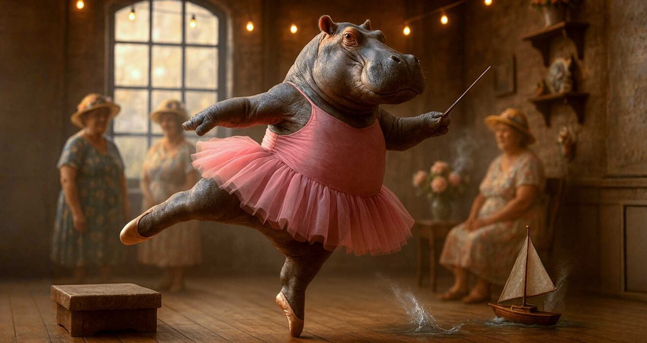 Hippo Ballet, a poem by Michael Ball at Spillwords.com
